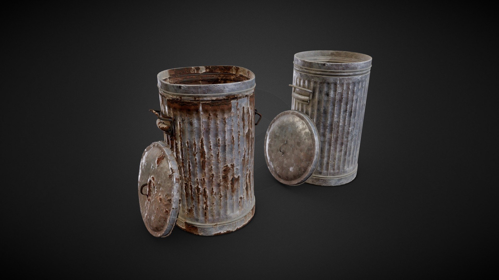 Trash Can - CC0 Game Asset - Download Free 3D model by Jaspreet Singh ...