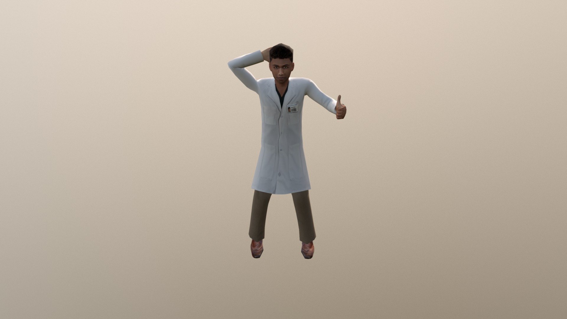 Scientist 1 - 3D model by aidanknecht [7a7966c] - Sketchfab
