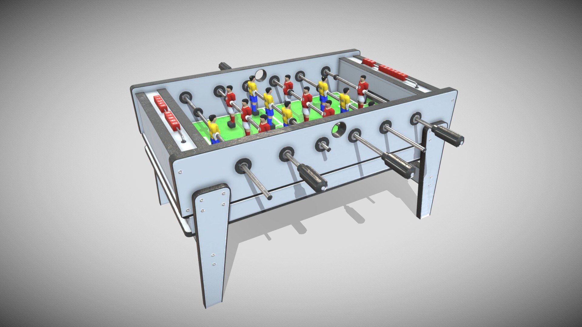 Soccer Table - Buy Royalty Free 3D model by Francesco Coldesina ...