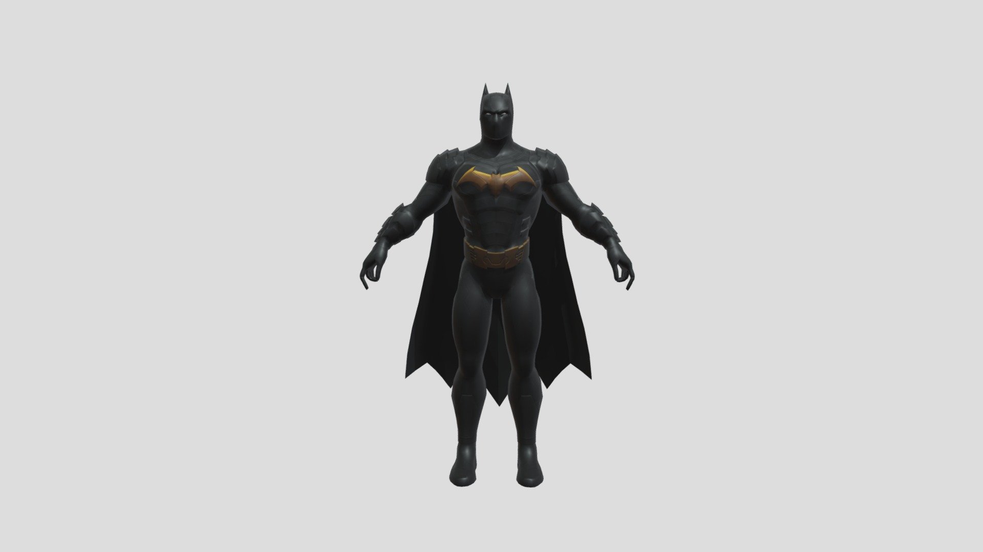 BATMAN LEGENDARY (Textured) (Rigged) - Download Free 3D model by 3D ...