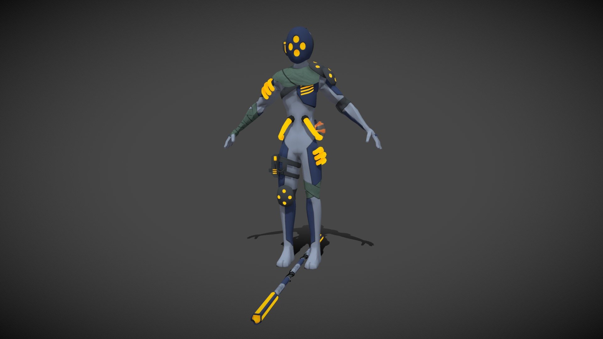 Raw Metal: Aren Archer - Download Free 3D model by Pavel.Kozulya ...