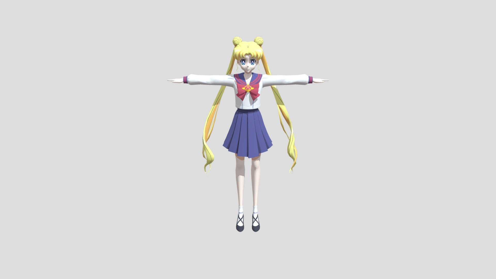 Usagi Tsukino (Sailor Moon VR Dream Flight) - Download Free 3D model by Guilherme Navarro ...