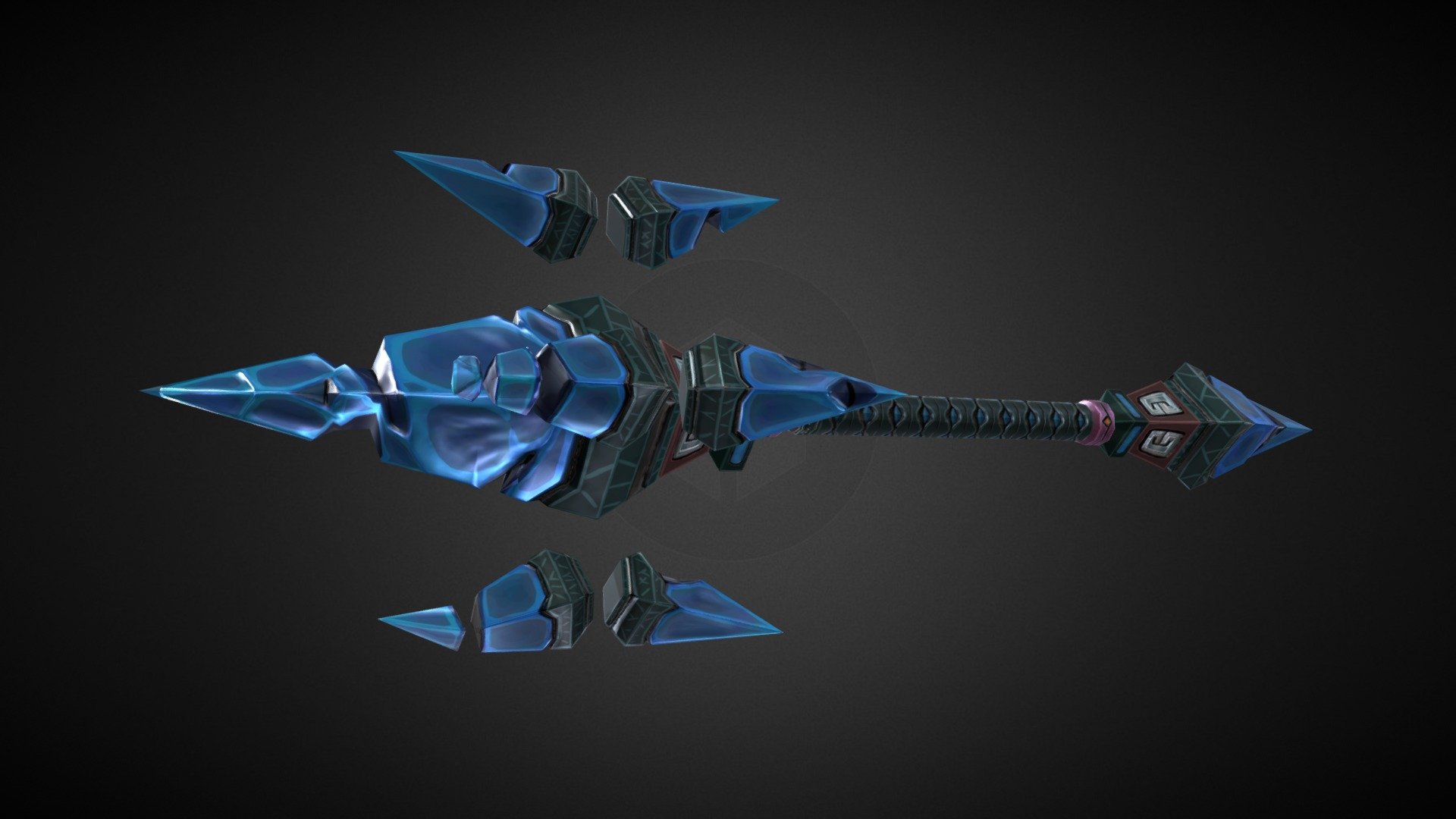 Stylized Ice Staff - Buy Royalty Free 3D model by paburoviii [7a7cd8e ...