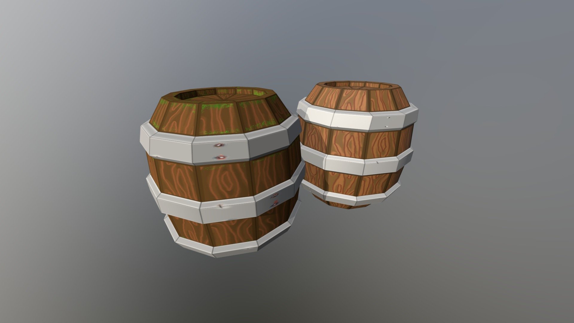 Barrel version 1 - Download Free 3D model by ThomasWhalley [7a7e70e ...