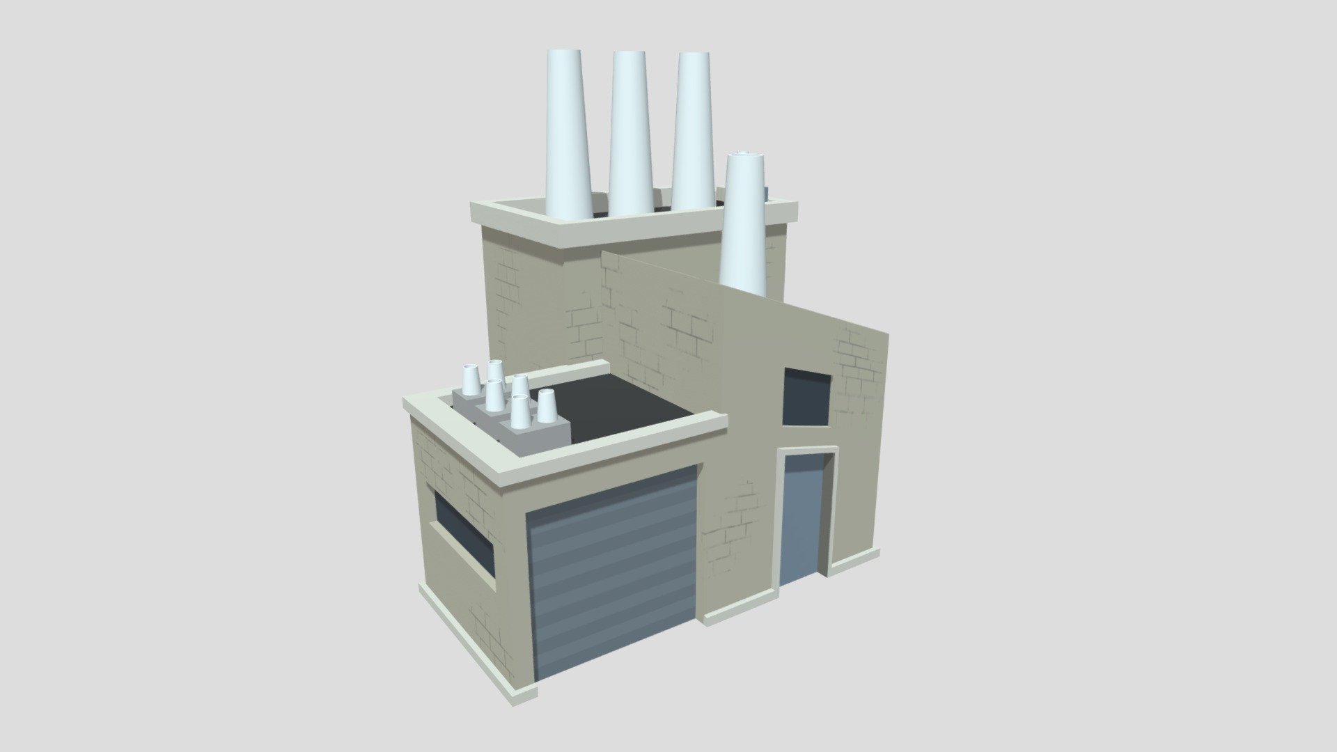 Factory - 3D model by Cxrly97 [7a7e95e] - Sketchfab
