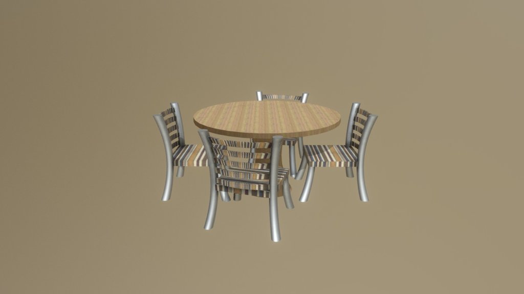Table- Round - Download Free 3D model by bluecato [7a7f4a4] - Sketchfab