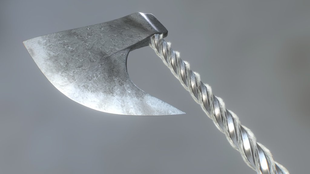 Fancy battle axe - 3D model by katem_ (@katemplujacy) [7a83972] - Sketchfab