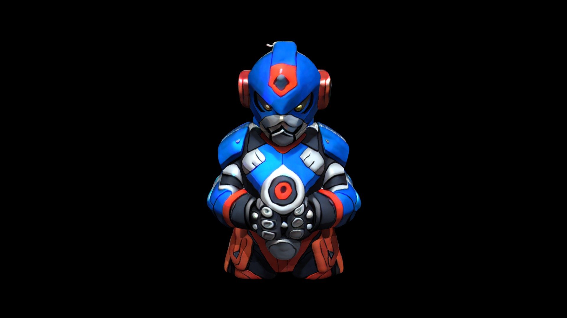 Helmet Mask Robot Cartoon 1169 - Download Free 3D model by klrxyz ...