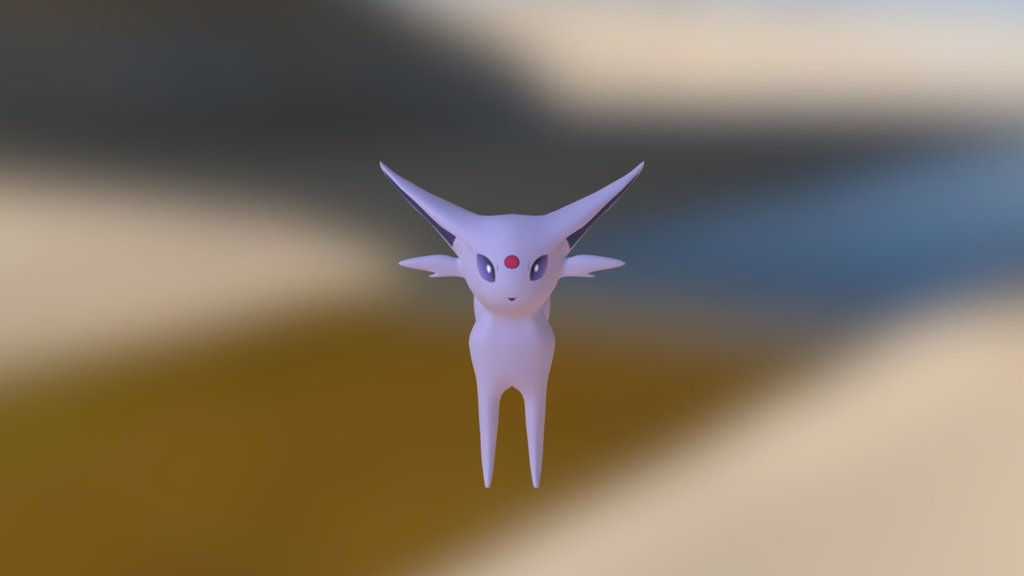 Espeon v2 - 3D model by llivol [7a86ae5] - Sketchfab