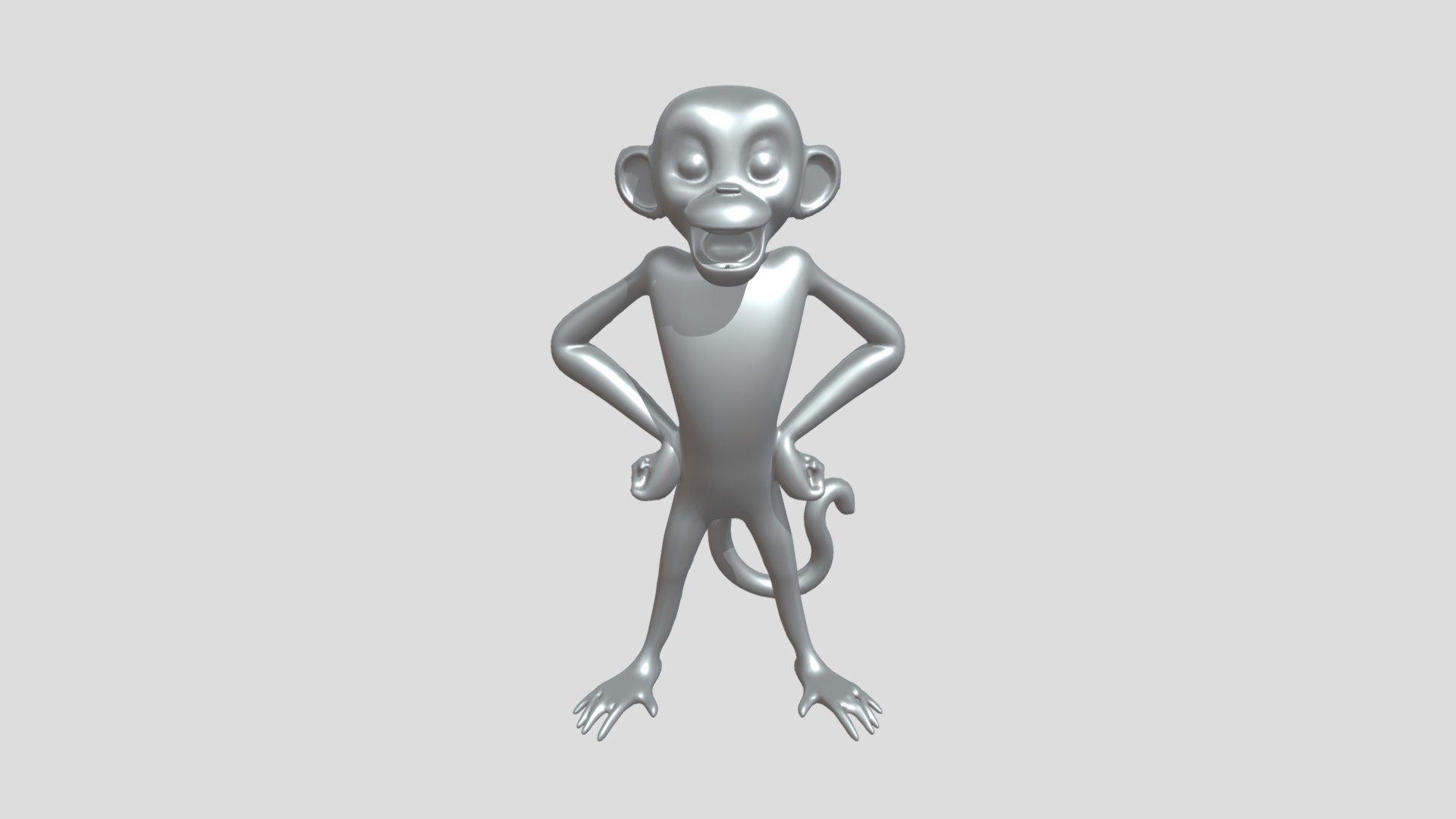 Cartoon monkey character - 3D model by Goldy.Randhawa [7a89758] - Sketchfab