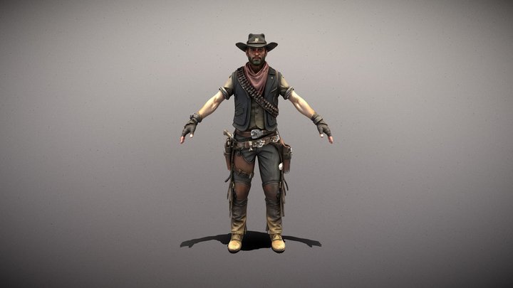 Cowboy Model Sheet