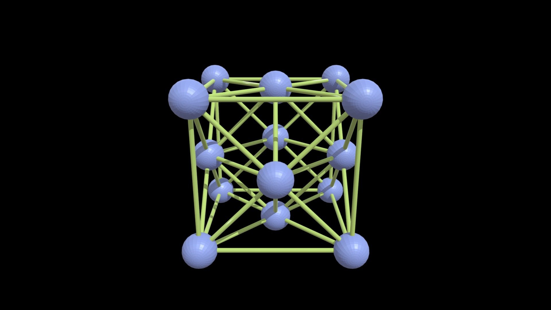 Face-centered cubic structure - 3D model by Sagatov Nursultan (@sagatov ...