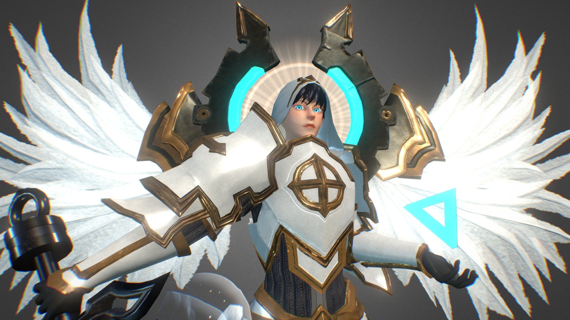 Artamiel_Elune Fanart - 3D model by Toufu99 [7a8cc6b] - Sketchfab
