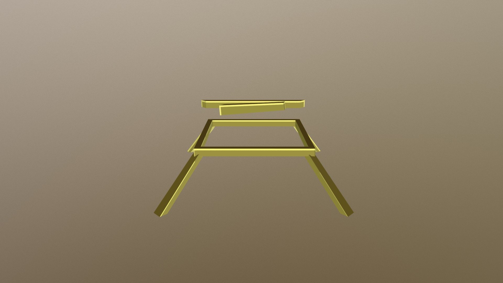 Wood Stand Mockup - 3D model by Dave (@barryslap) [7a8d6f1] - Sketchfab