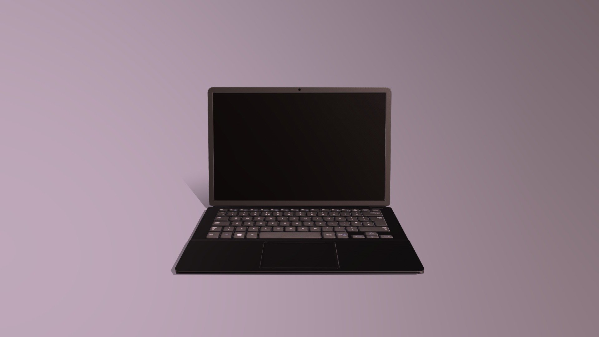 Realistic Laptop(Colour Black) - Download Free 3D model by ...