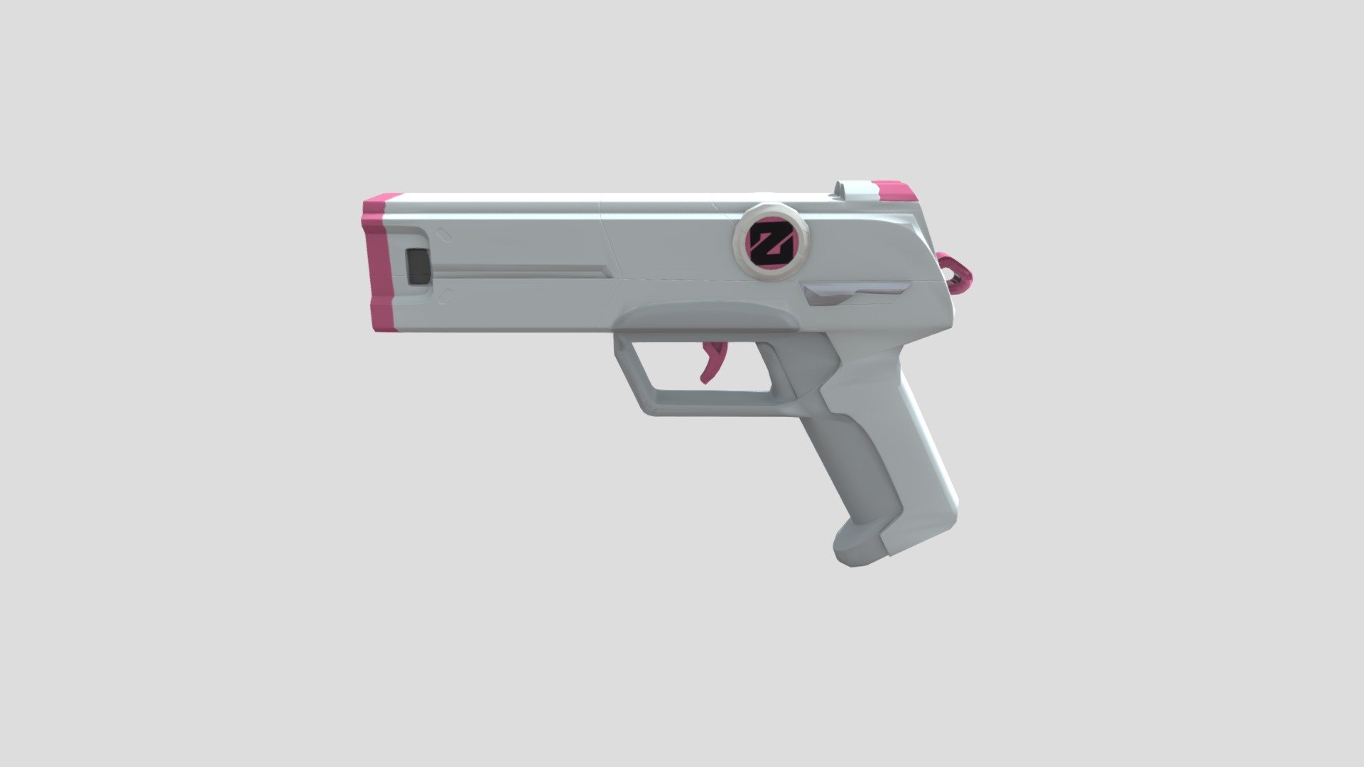 Spectrum Pistol - 3D model by madalynmc [7a9026b] - Sketchfab