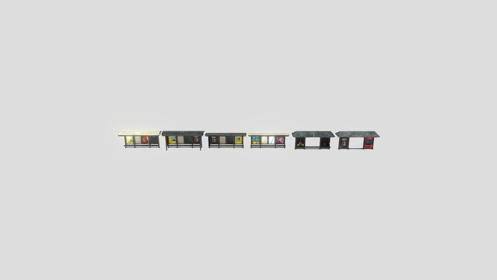 Bus-stand 3D models - Sketchfab