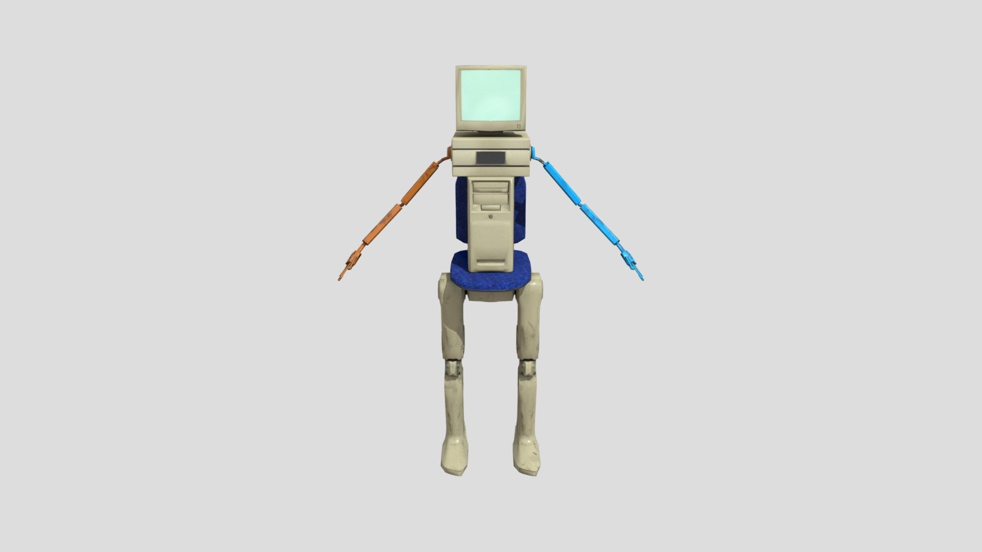ComputerMan v1.2 - 3D model by Morgan.Piercy [7a9288a] - Sketchfab