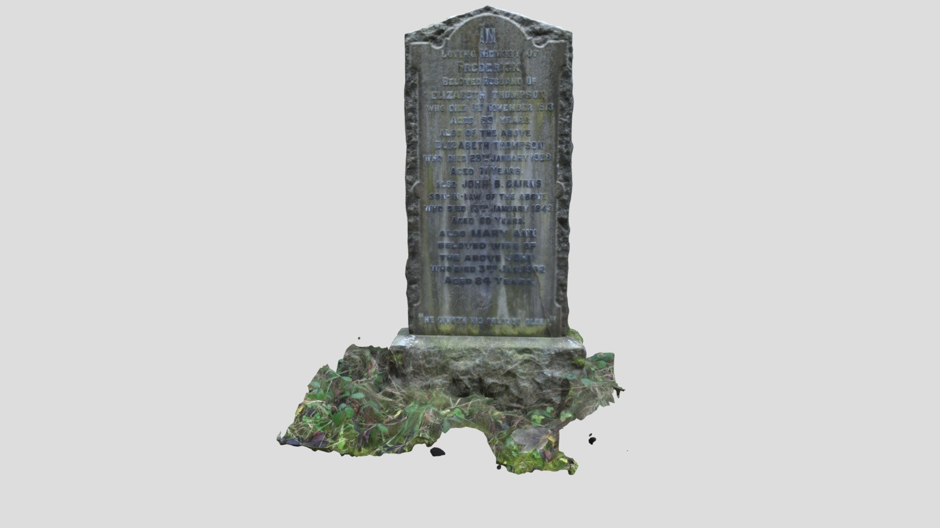 Gravestone3DModel - Download Free 3D model by hirstS [7a9341d] - Sketchfab