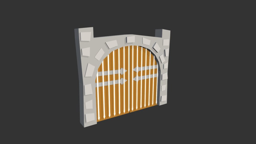 Gates - Download Free 3D model by KrossPhaire3D [7a946ce] - Sketchfab