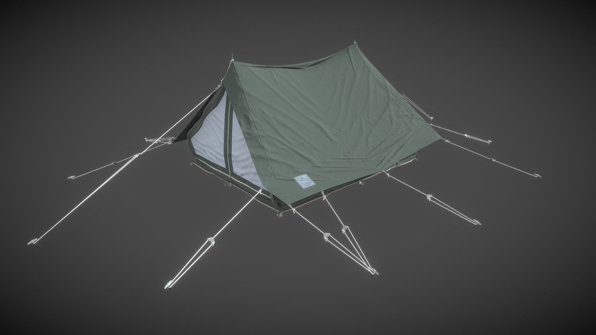 Tent - 3D model by Karthi1315 [7a94b7e] - Sketchfab