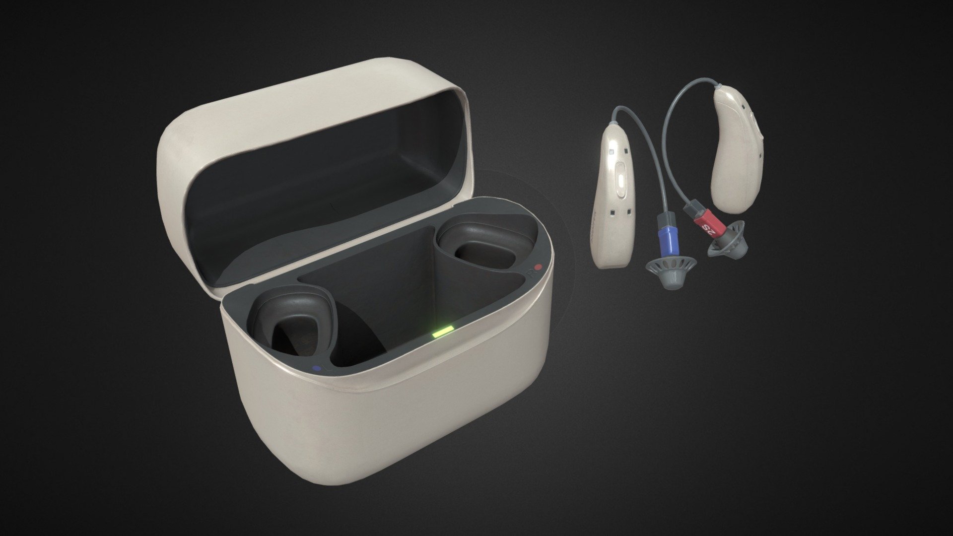 Phonak Audeo Infinio Hearing Aid Set - Download Free 3D model by Evan ...