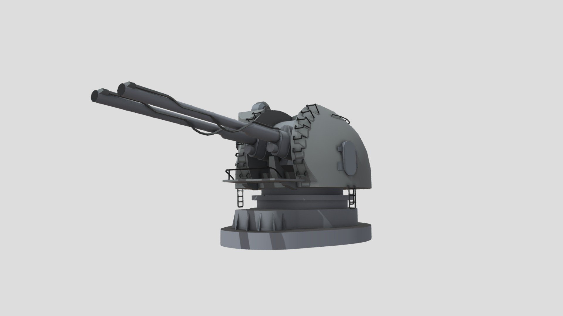 AK-130 Naval Gun - 3D model by Praghasa (@Praghasa_NVZ) [7a9630d ...