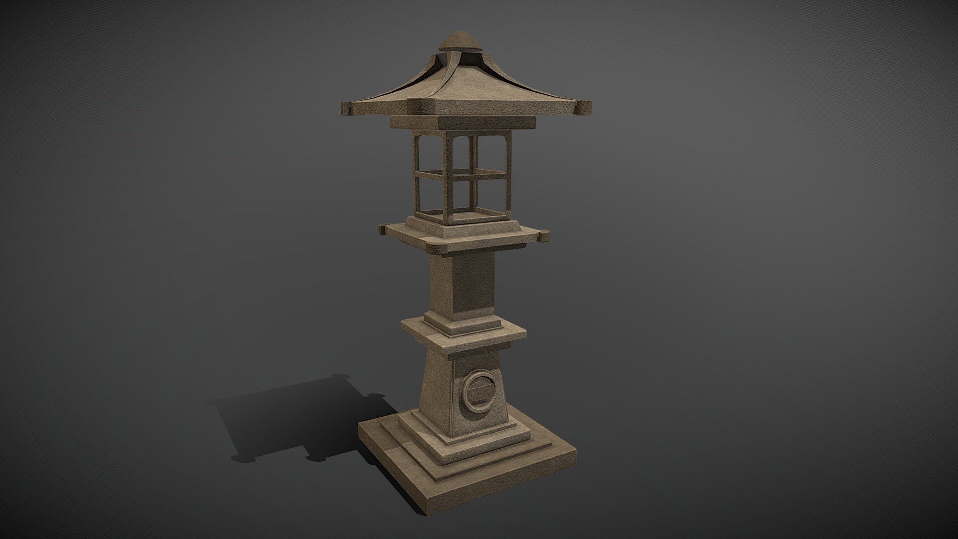 Stone Lantern - Buy Royalty Free 3D model by Zhang Shangbin ...