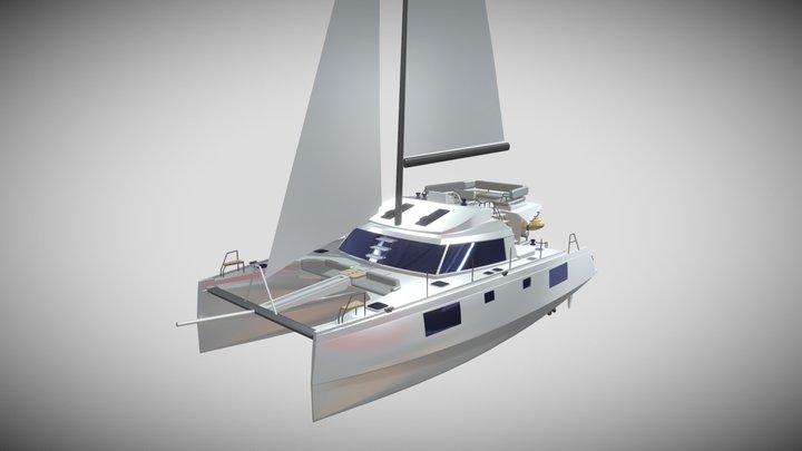 Catamaran 3D models - Sketchfab