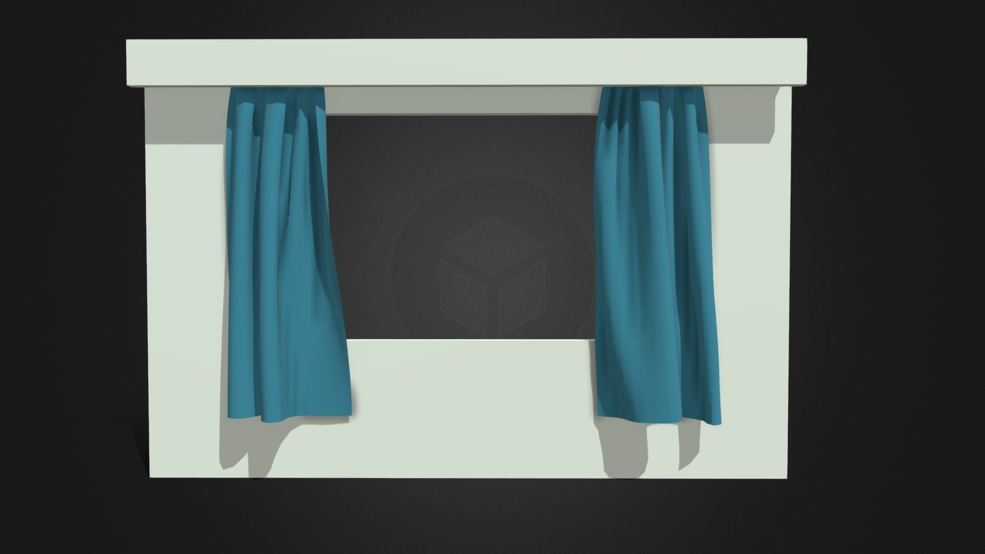 CurtainSet - Animated - Download Free 3D model by DjArun [7a98759 ...