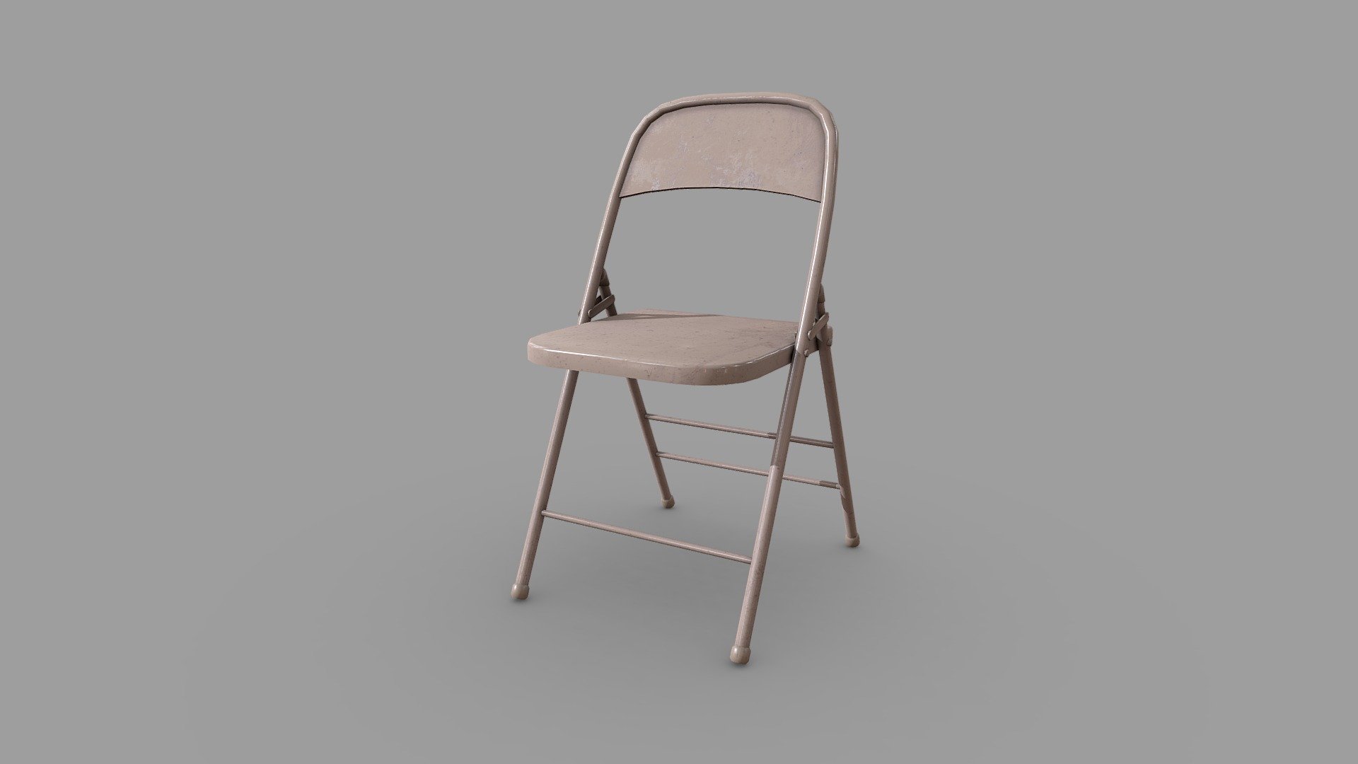 Metal Folding Chair - Download Free 3D model by Chen CheHsuan ...