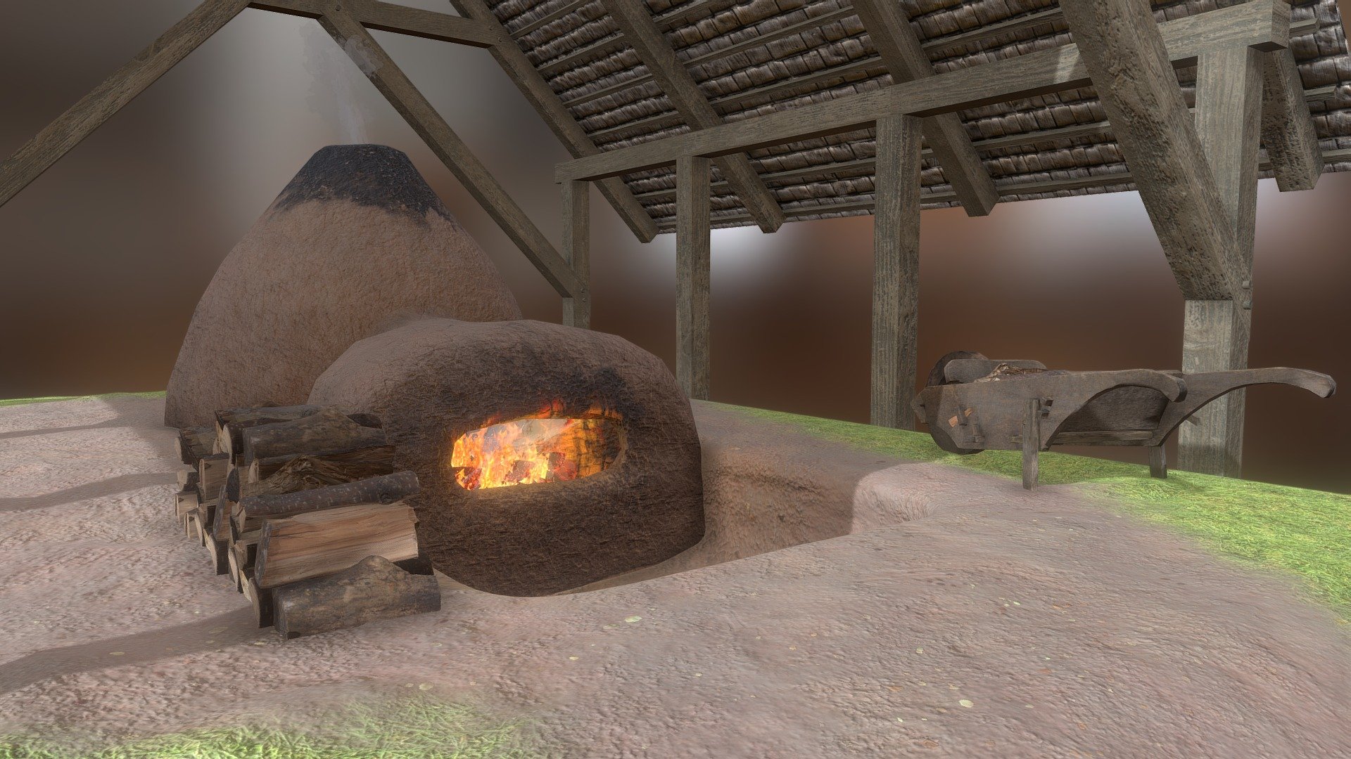 Pottery kiln - 3D model by visualdimension [7a9b3d0] - Sketchfab