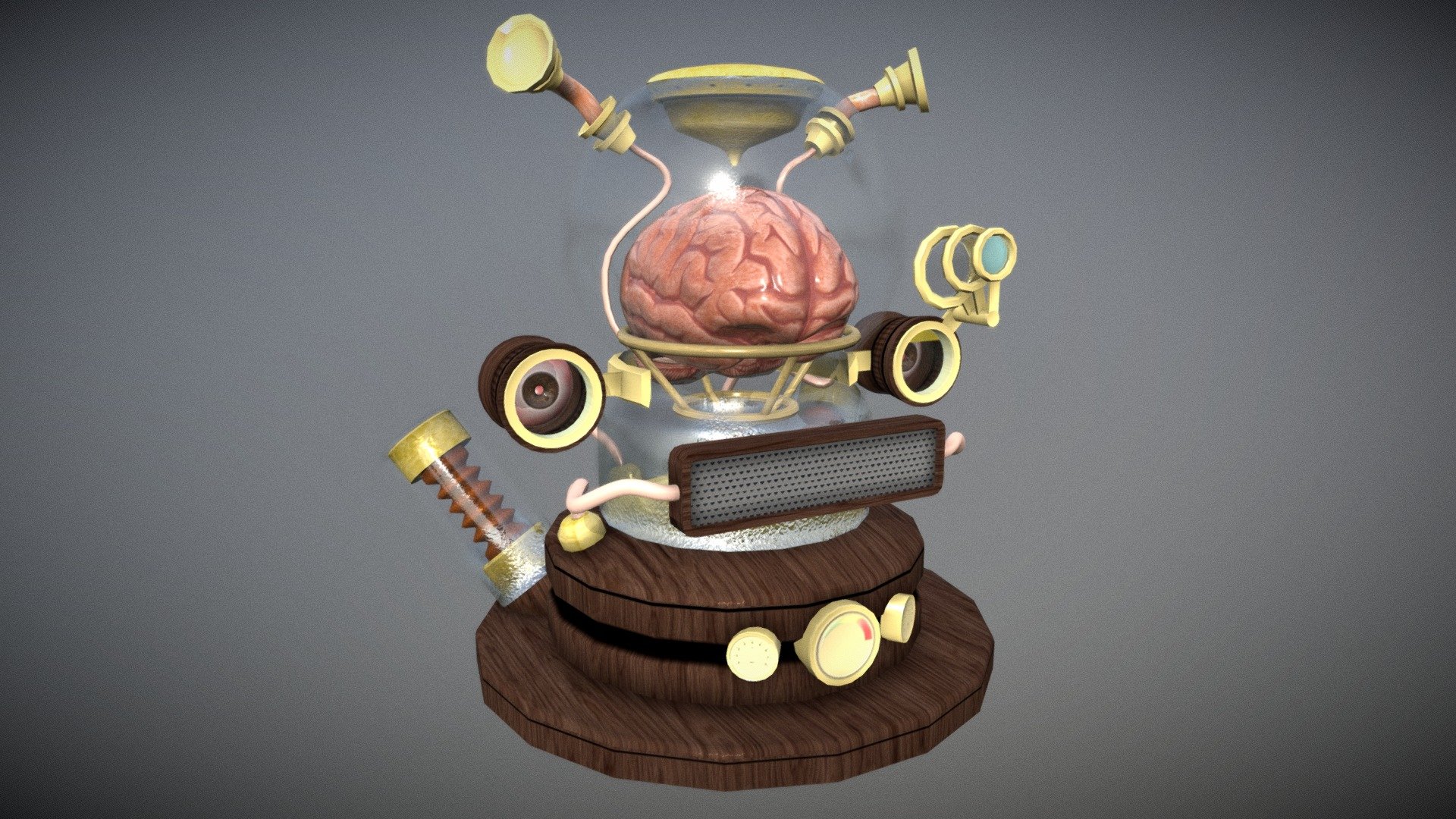 Jar Brain - Download Free 3D model by Shawhir [7a9bab3] - Sketchfab