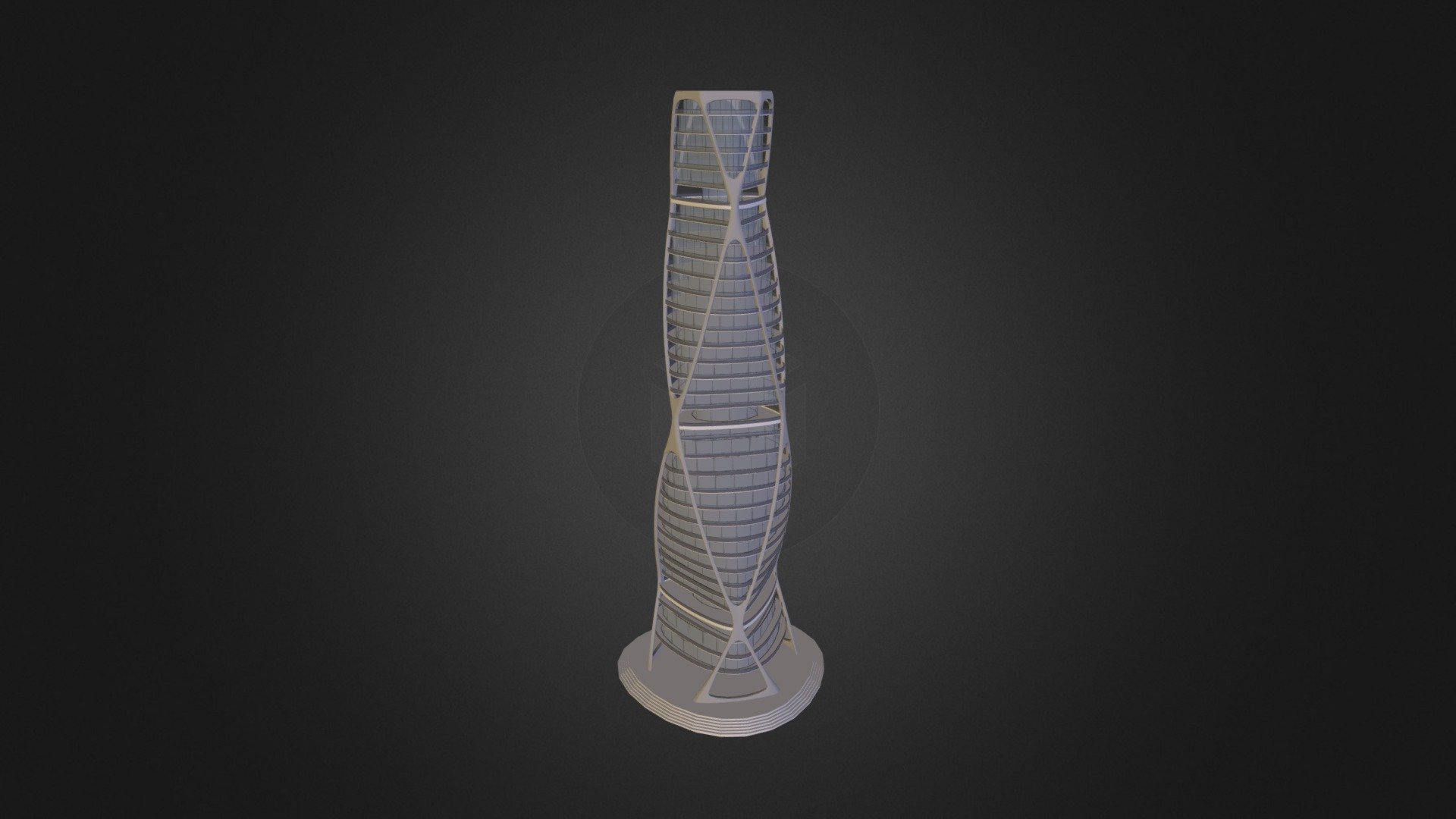 3 D- Modell- Turm - 3D model by ci_fsh [7a9dcfa] - Sketchfab