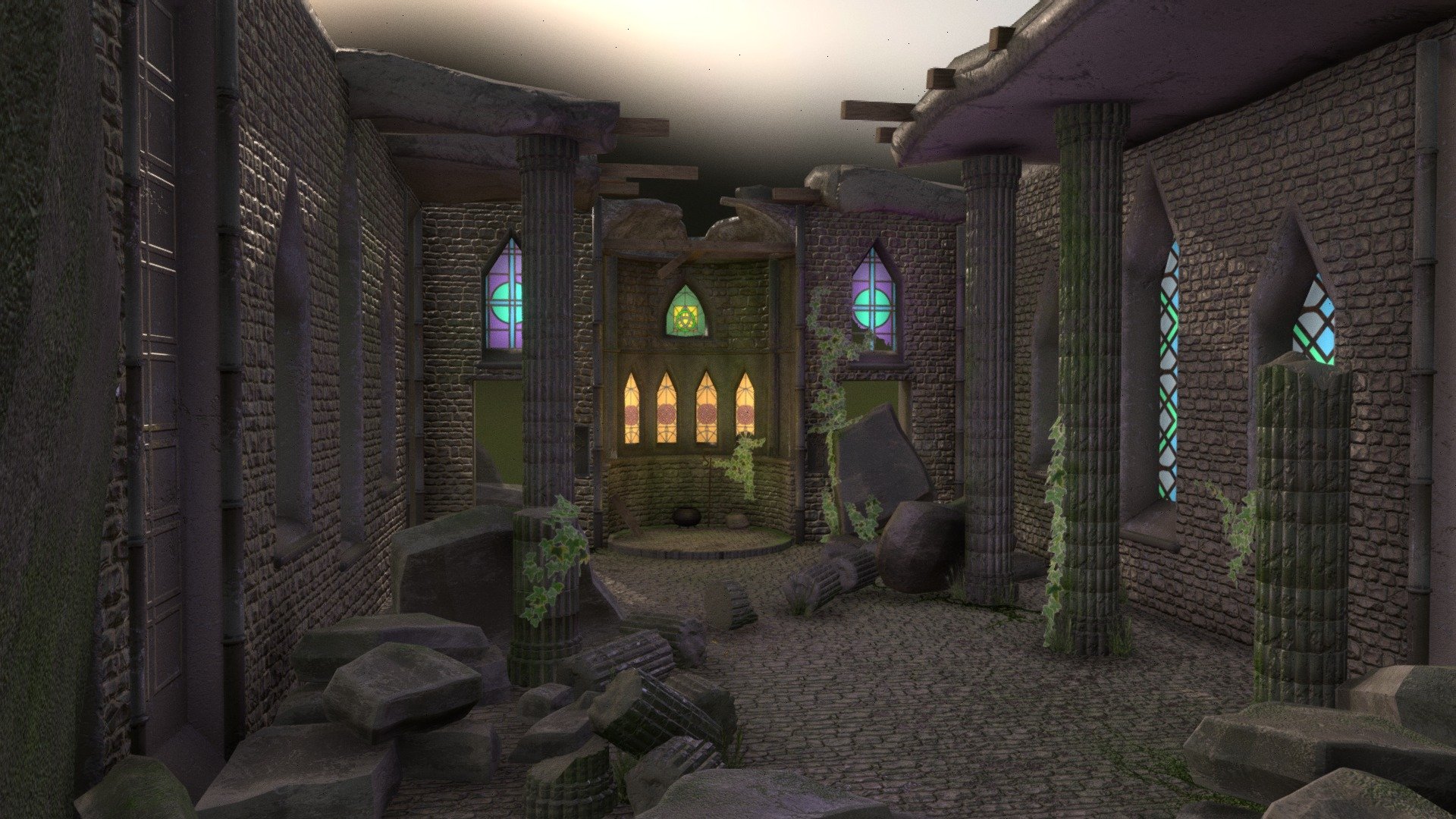 Old Ruins - 3D model by Ch4rlie (@Ch-4-rlie) [7a9ebb8] - Sketchfab