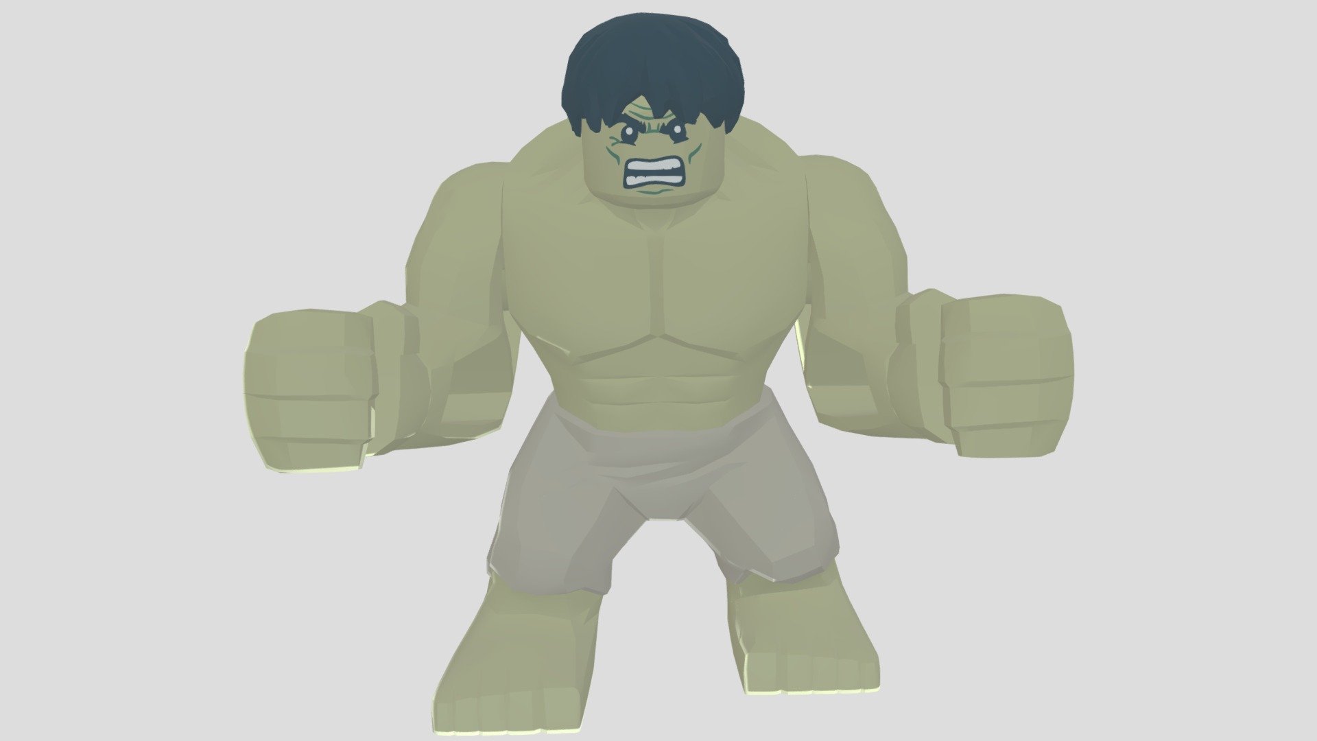 LEGO Incredible Hulk - Download Free 3D model by hbpaynes [7a9fb78 ...