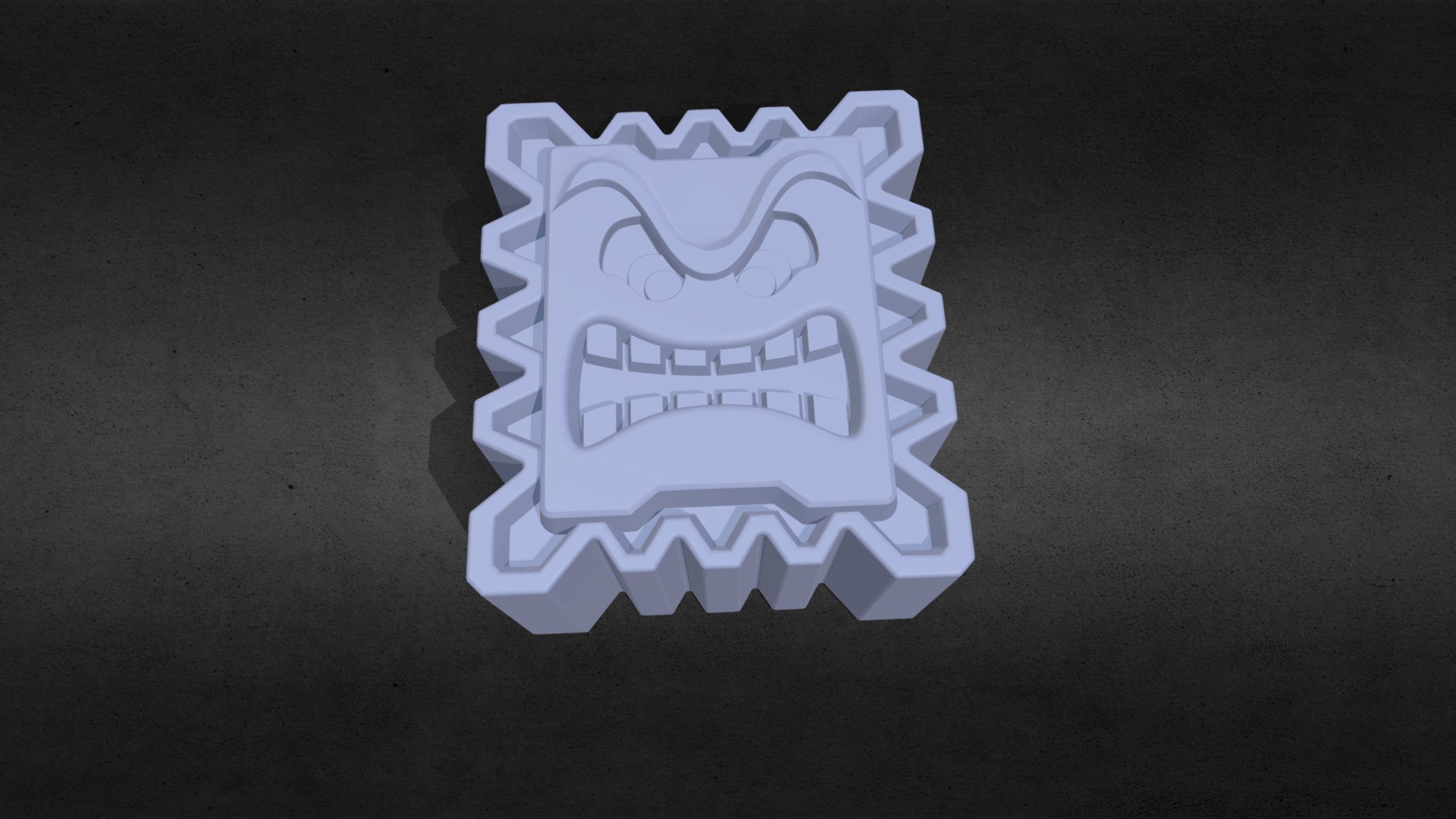 Thwomp for 3d print - Download Free 3D model by Emerson Tuniche ...