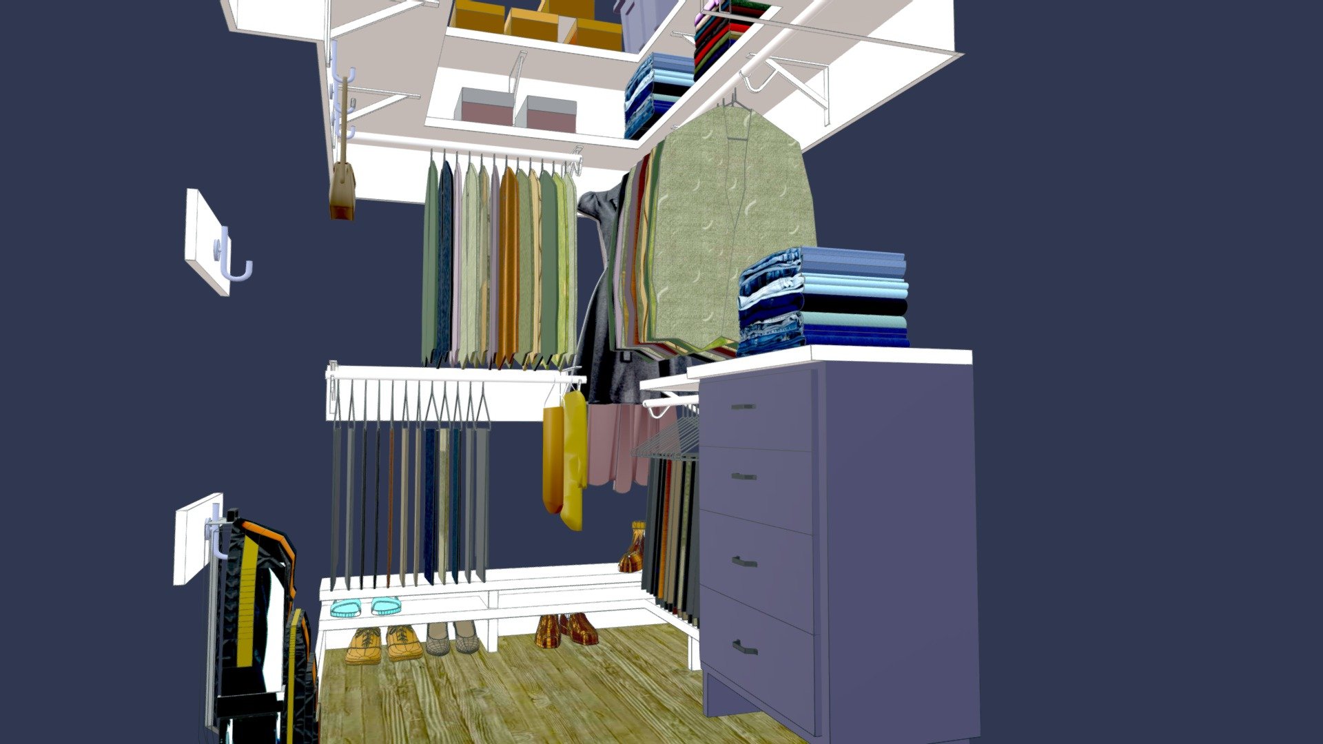 Closet model v1 - Download Free 3D model by Faith Teel (@faithteel ...