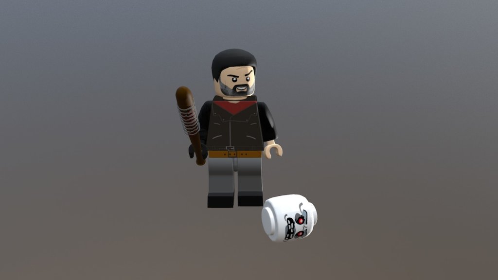 Negan Lego - 3D model by IdyreaBell [7aa217a] - Sketchfab