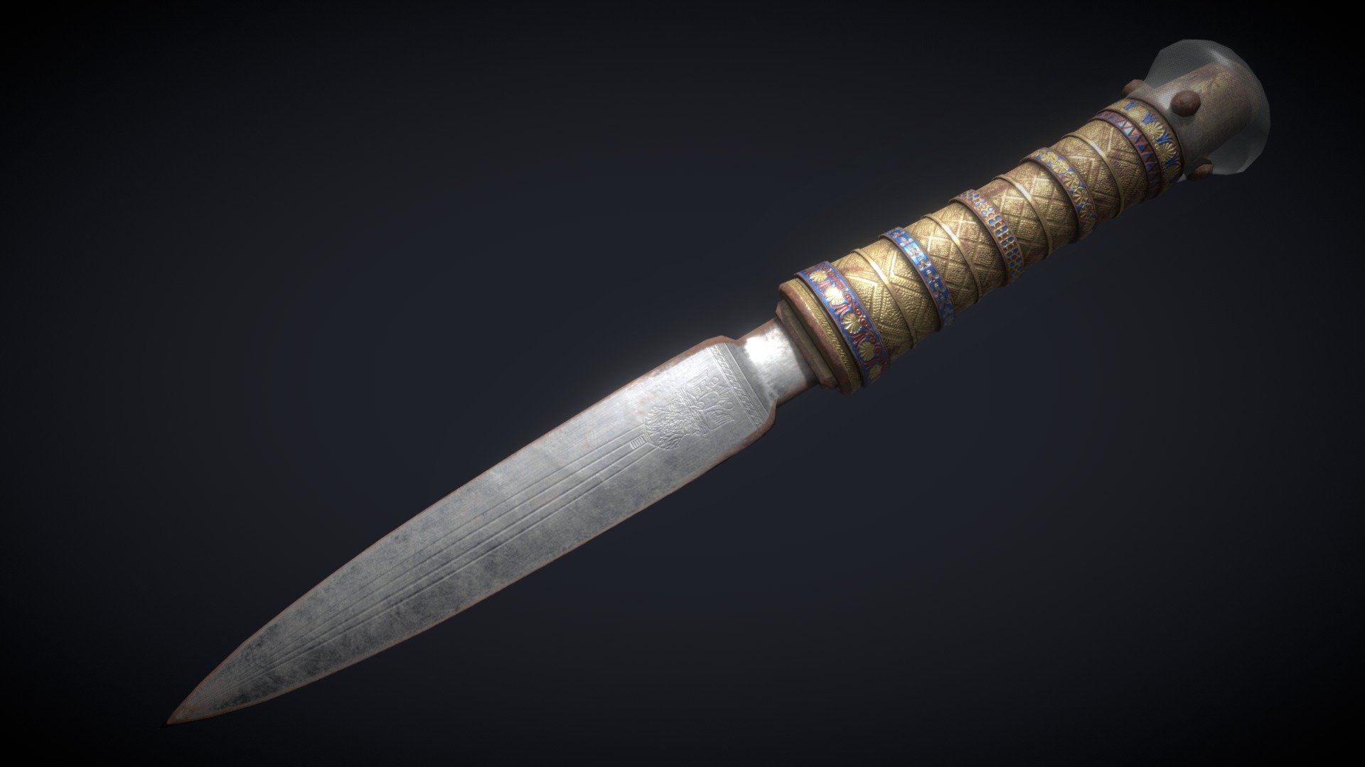 Ancient Egyptian Dagger - 3D model by sergeilihandristov [7aa2ce8 ...