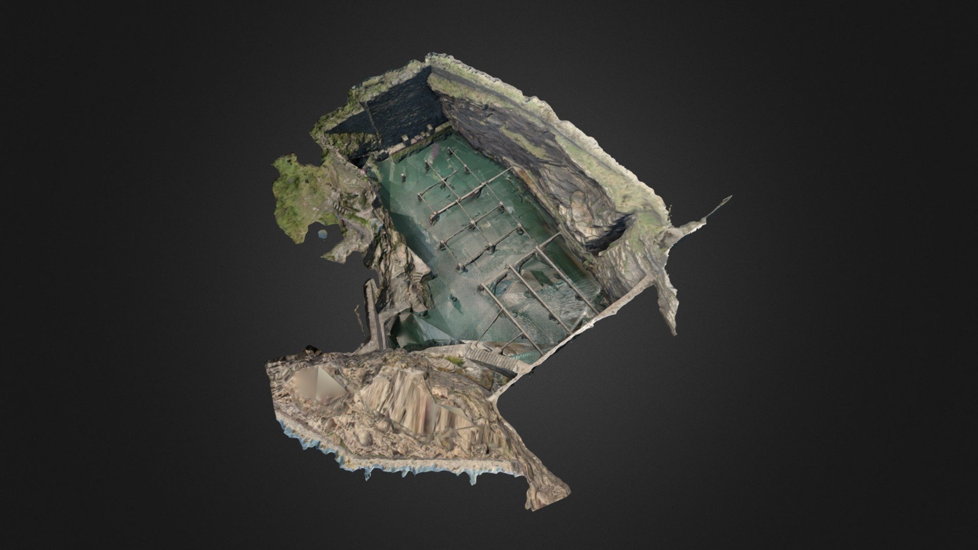 Cetárea natural de Penacín - 3D model by naxotj (@nacho.taus) [7aa4475 ...