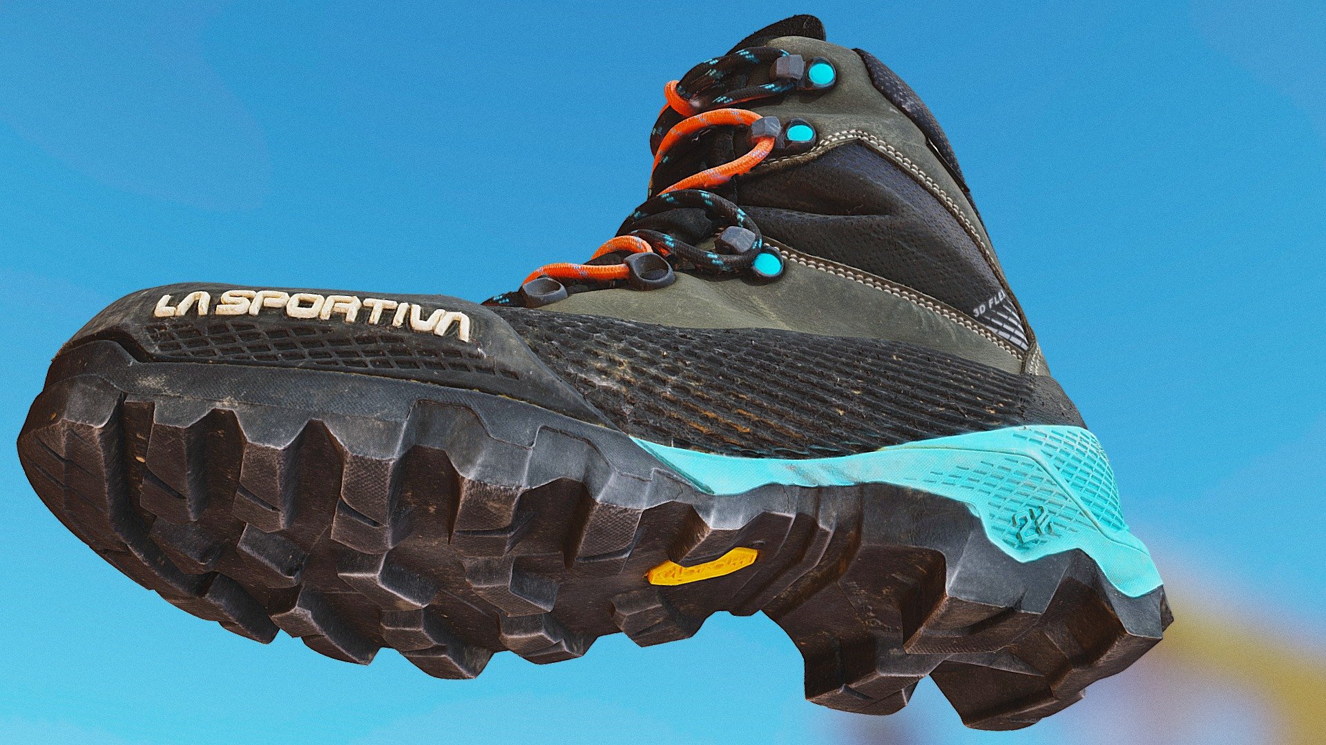 Used_Mountain_climbing_shoes_02 - 3D model by 3D scan studio "iris ...