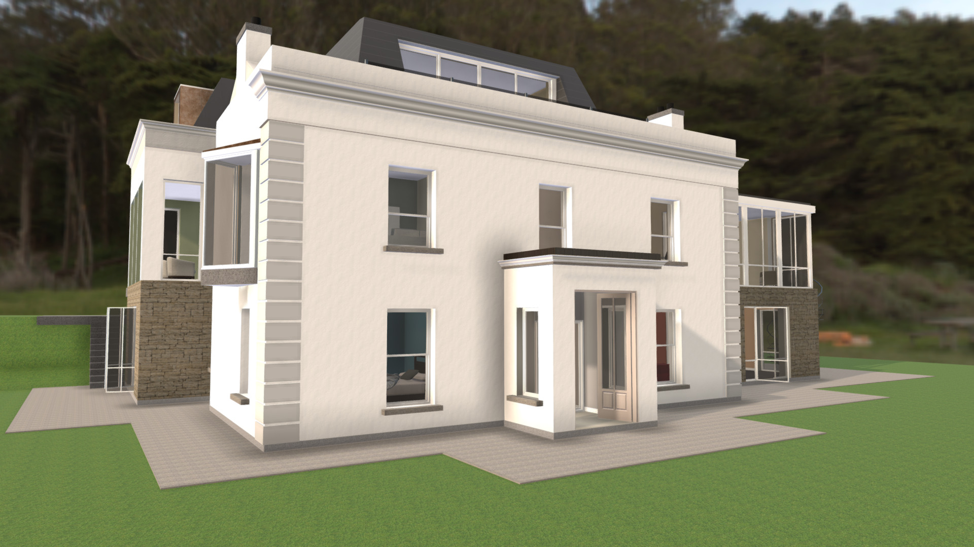 Dublin Residence - Full House - 3D model by Virtual Teic (@dyb ...