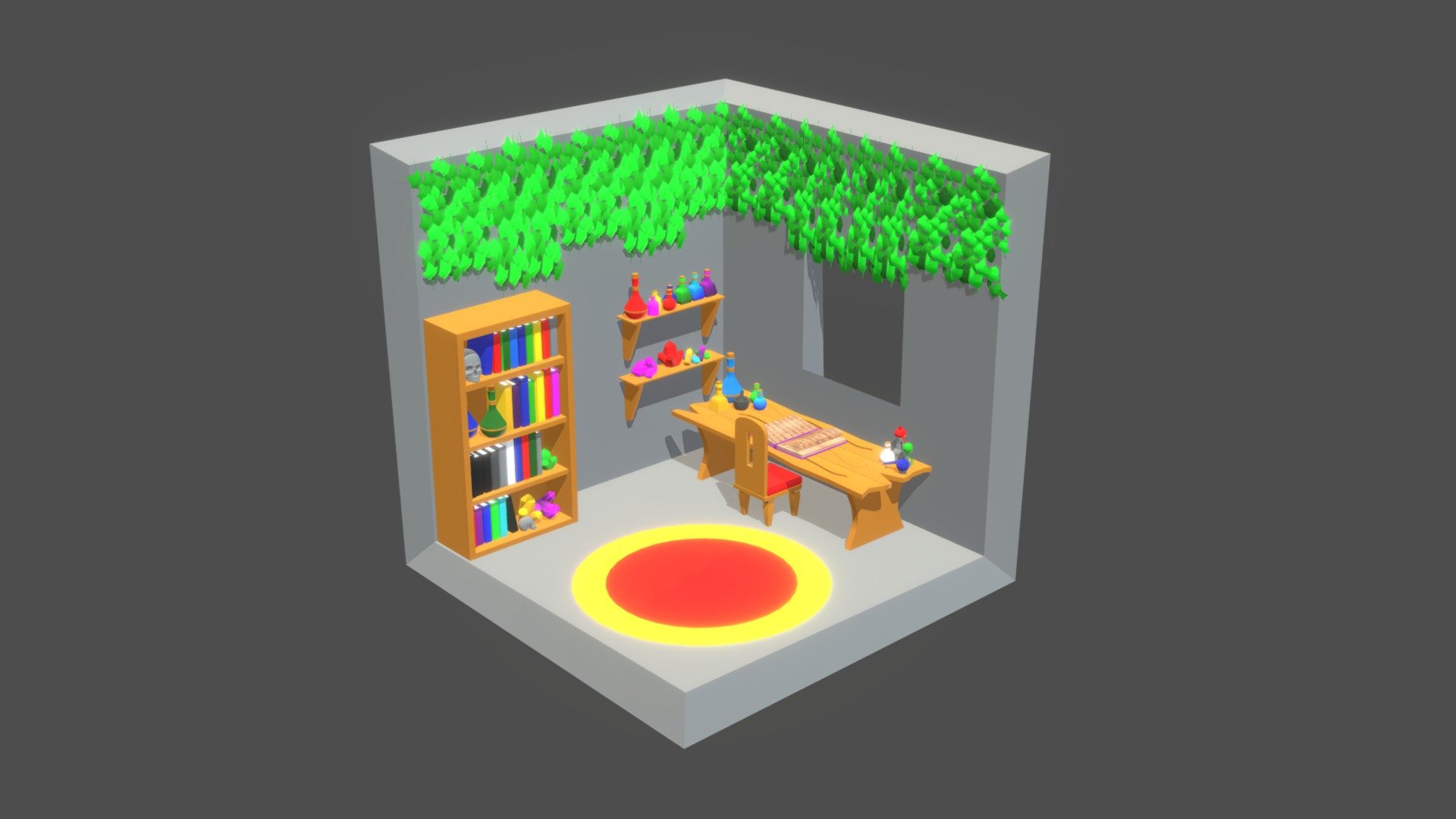 Alchemist room - 3D model by Mj3Dart (@malik_j) [7aa7736] - Sketchfab