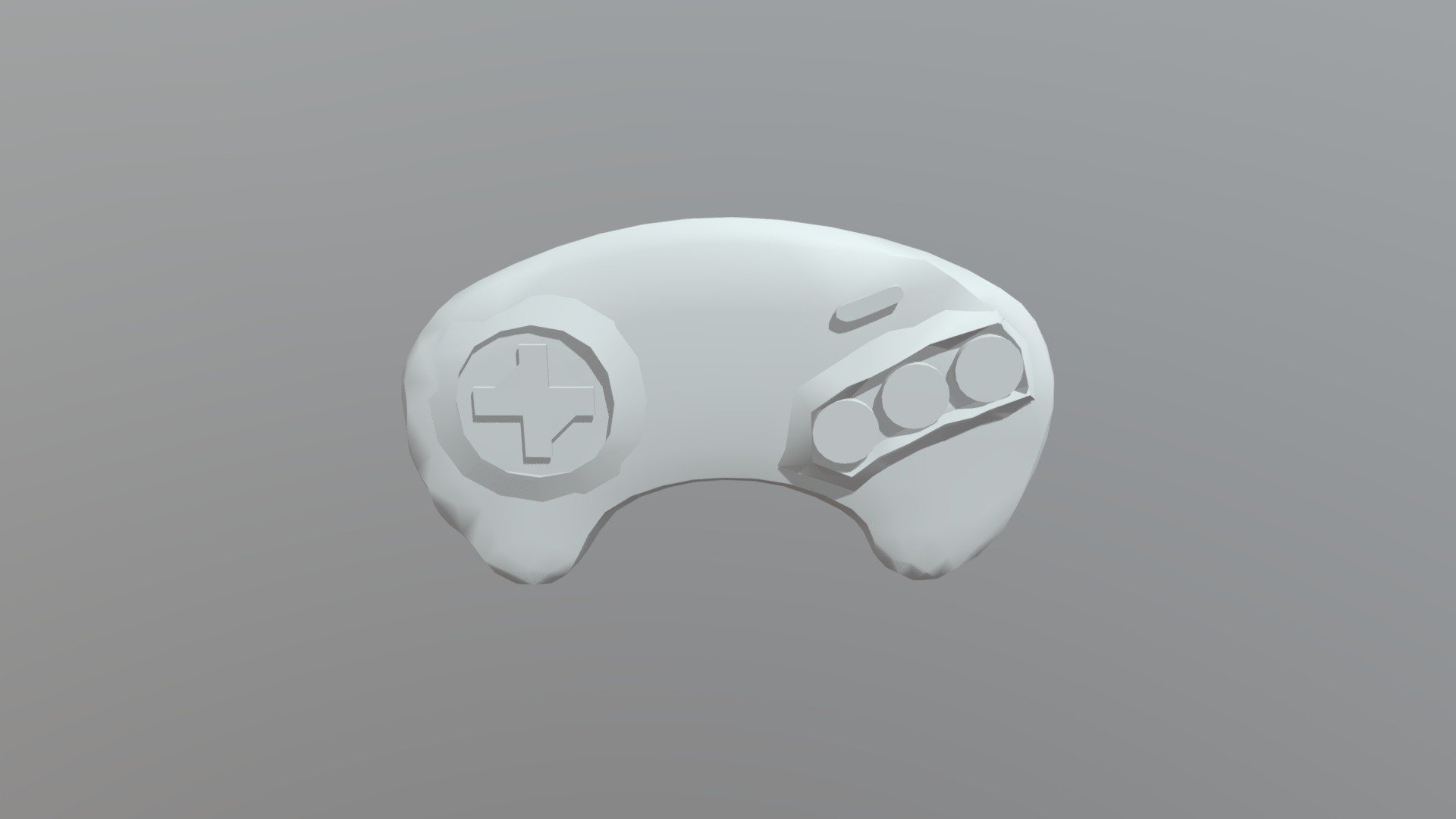 Sega Genesis Controller - 3D model by agreen63 [7aa8aca] - Sketchfab