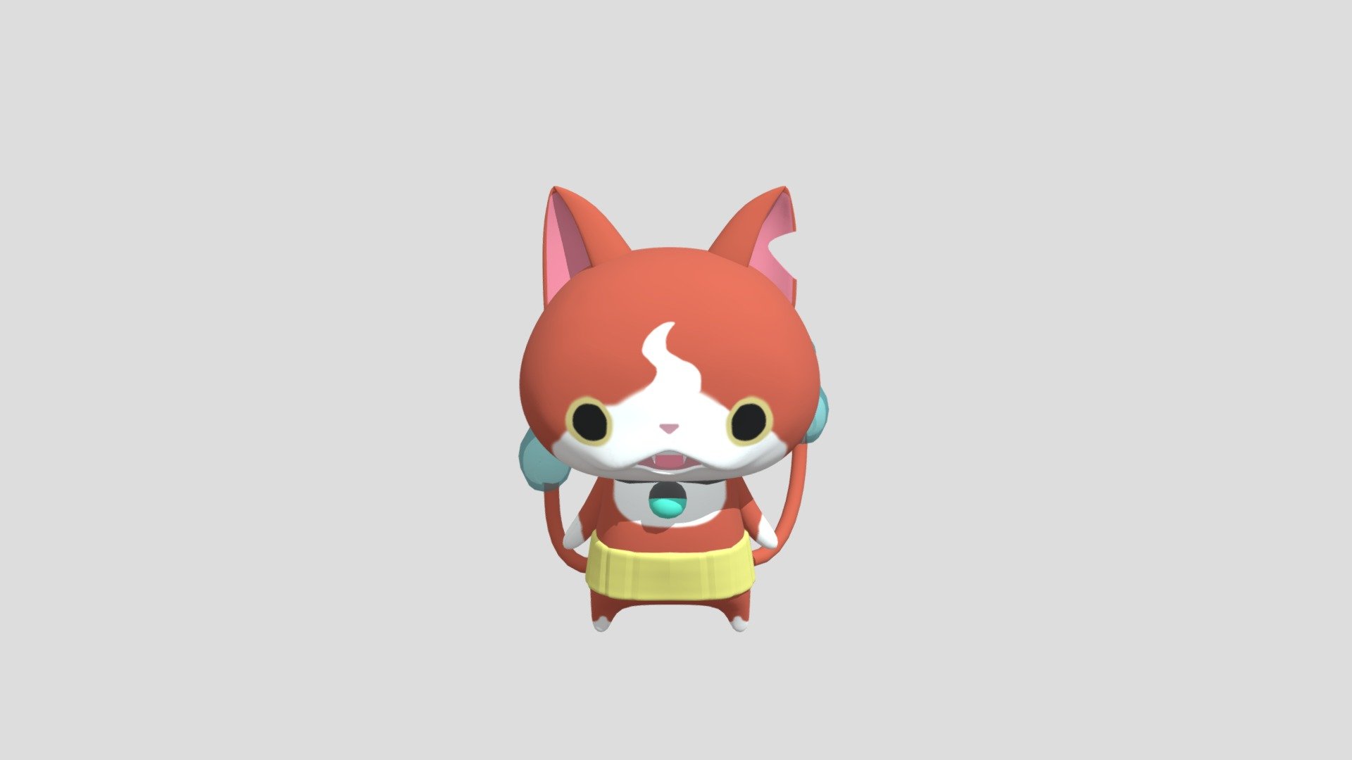 Jibanyan - Download Free 3D model by Iromsan [7aaad94] - Sketchfab