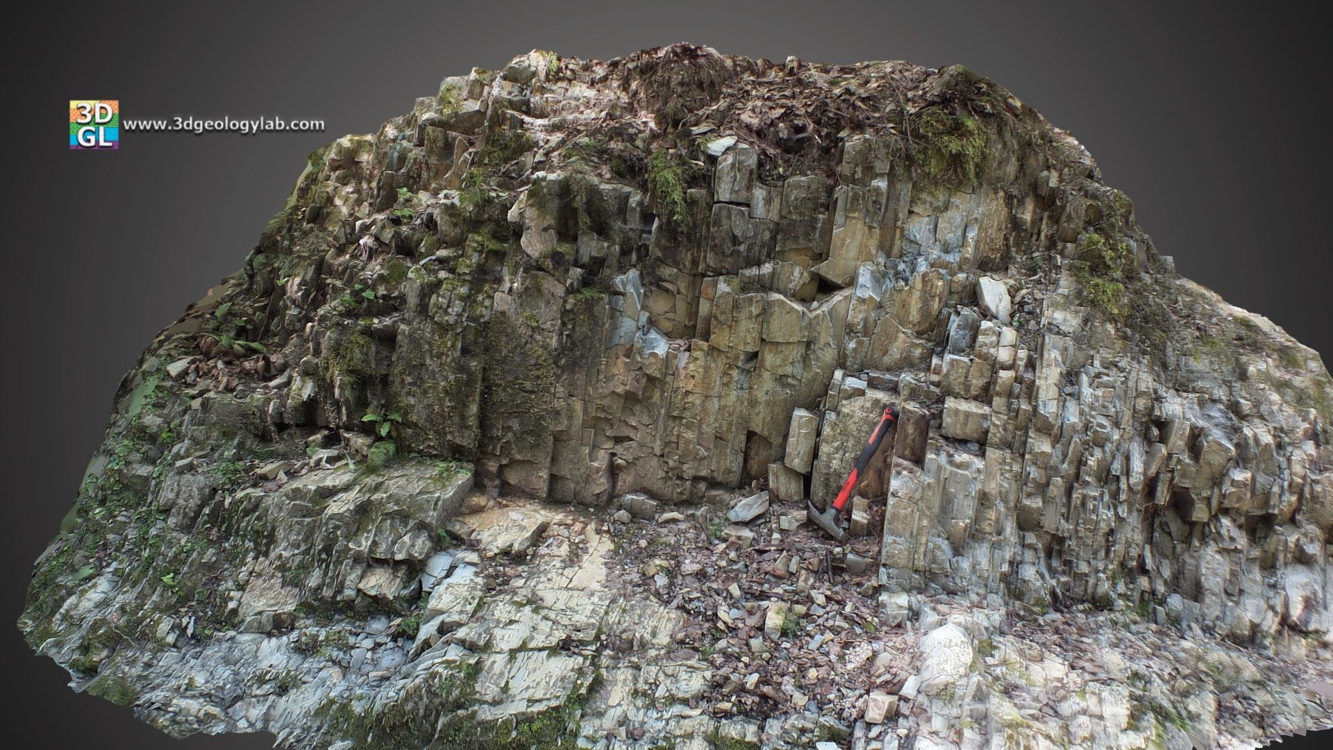 Outcrop (Nmt5) - 3D model by 3D Geology Laboratory (@3DGeologyLab ...