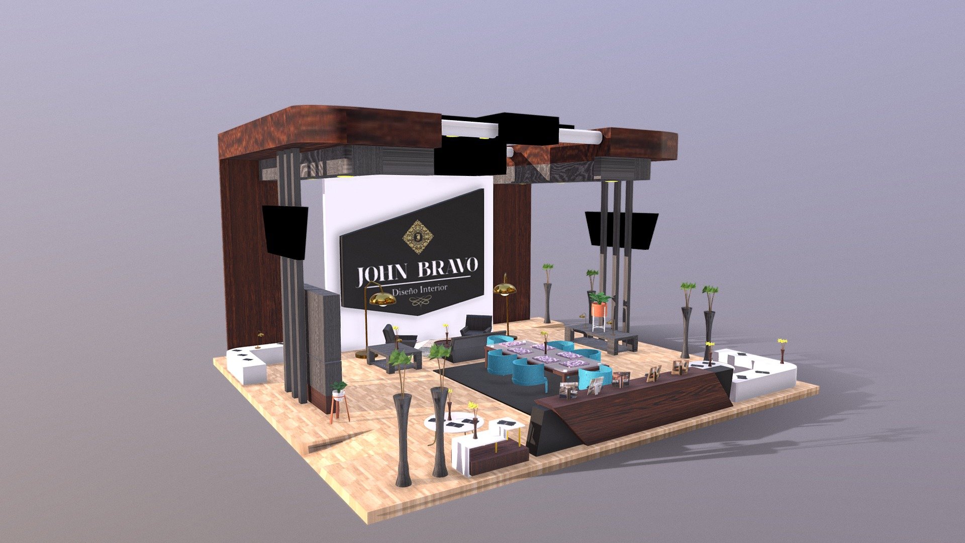 stand - 3D model by jmartinez355 [7aadac4] - Sketchfab