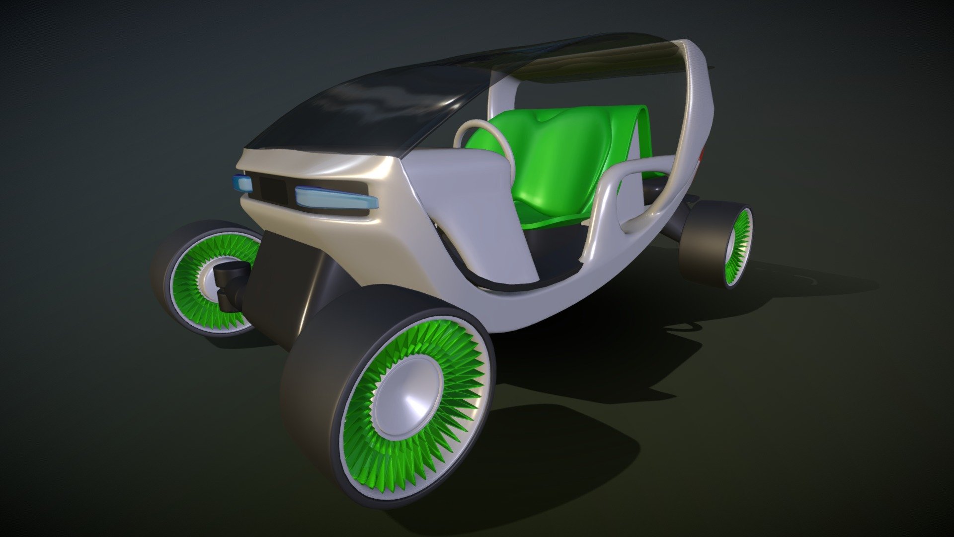 Club Car Golf Cart Concept - 3D model by lrseinauto [7aae484] - Sketchfab