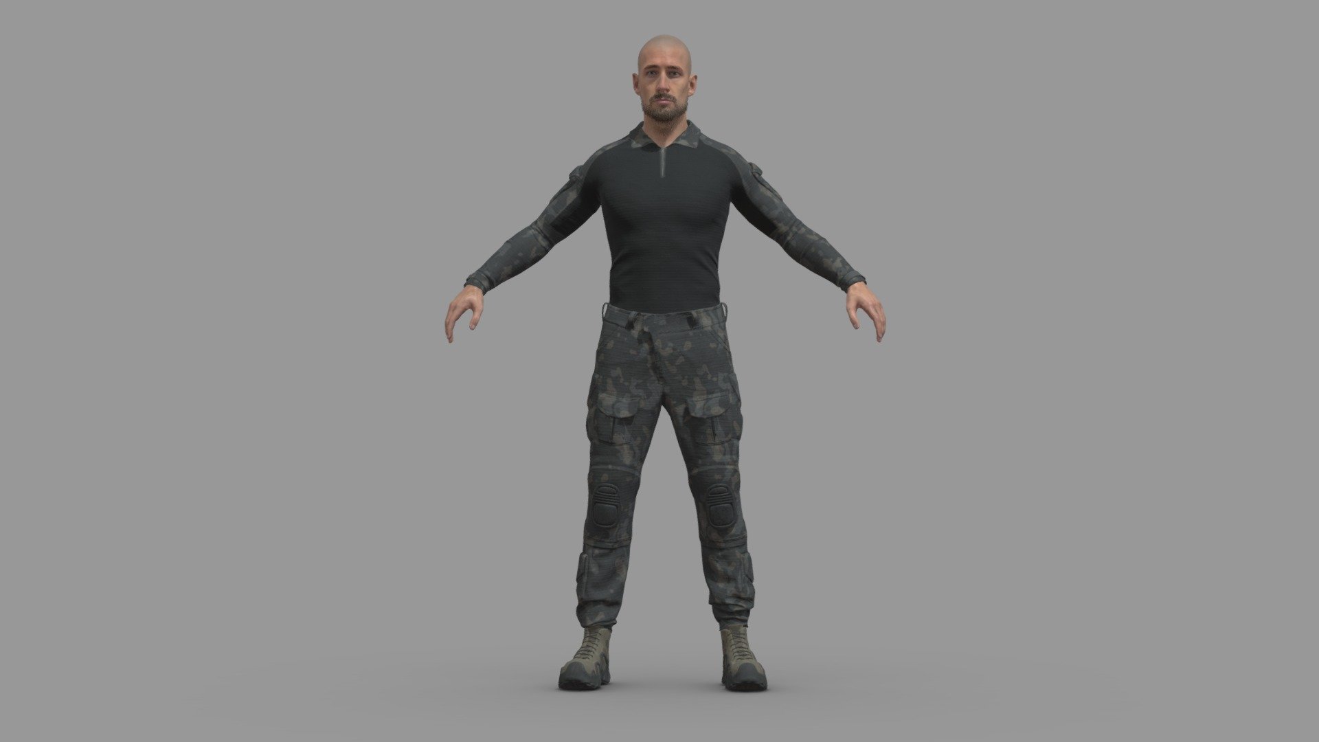 Soldier in Tactical Uniform - 3D model by senseiSD [7aae8d7] - Sketchfab